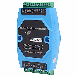 Temperature Data Loggers, Moubus Temperature Data Acquisition Module Compatible with 4-Channel PT100 and 4 Ktype Thermocouple for Industry
