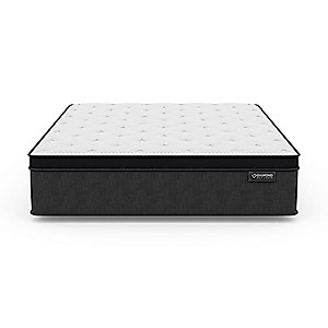LightTouch Copper Infusion Hybrid EuroTop Mattress 14-inch, Queen, Firm