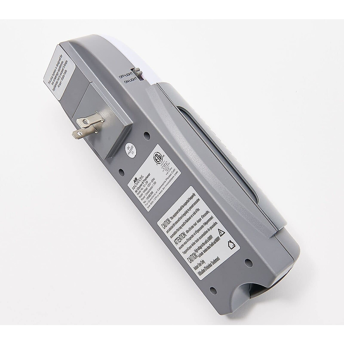 Air Innovations Plug-In Air Purifier w/ Nightlight V32990 TAN