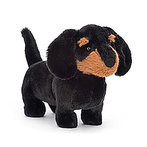 Jellycat Freddie Sausage Dachshund Wiener Dog Stuffed Animal, Small 7 inches | Dogs and Puppies Plush Toy | Classic Children's Gift