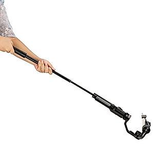Extension Rod for Gimbal - YILIWIT 29 inch Adjustable Selfie Stick Compatible with Gimbal Stabilizer DJI Osmo Mobile 3 2/Feiyu/Zhiyun Smooth Q & 4 and All Gimbles with 1/4" Thread Handheld Pole