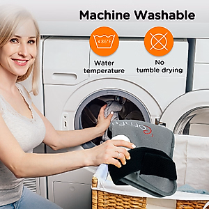 Comfytemp Hip Heating Pad for Hip/Sciatica Pain Relief - FSA HSA Eligible Hip Brace, Birthday Gifts for Mom/Women/Wife/Men, Lower Back/Thigh/Buttock Electric Heat Pad, Hot Physical Therapy(S/M)