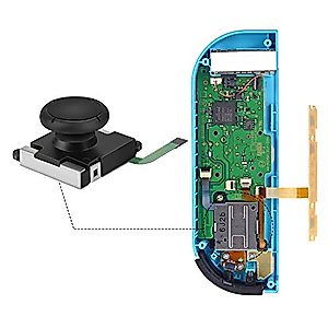 Assenic Joystick Replacement for Nintendo Switch Joycon, Joy con Drift Repair Kit. NS Joy-Con & Switch Lite Controller Analog Thumb Stick Parts, with Full Repair Tool（2 Pack）.