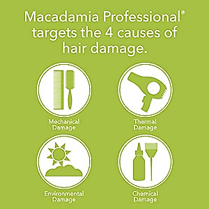 Macadamia Professional Hair Care Sulfate Paraben Free Natural Organic CrueltyFree Vegan Hair Products Ultra Rich Moisture Hair Conditioner, Green, 33.8 Fl Oz