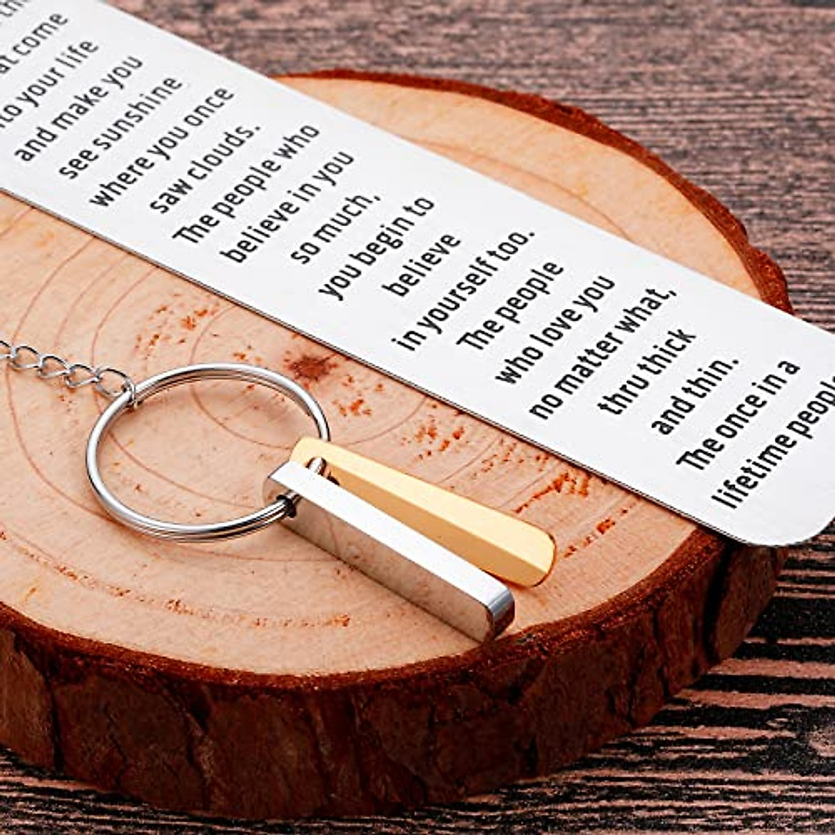 Through Thick and Thin Bookmark Gifts for Best Friend Friendship Gift for Women Friends Sentimental Gifts Christmas Stocking Stuffers Best Friend Birthday Gifts for Women Female Friend Gift Ideas