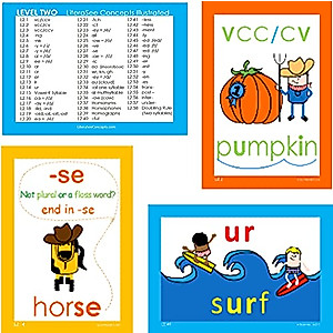 LiteraSee Concepts Illustrated, Five Orton-Gillingham based levels