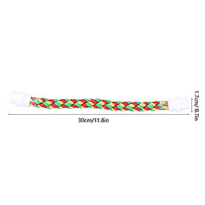 01 Bird Chew Toy, Bird Parrots Stand U Shape Bird Rope Perch for for Bird