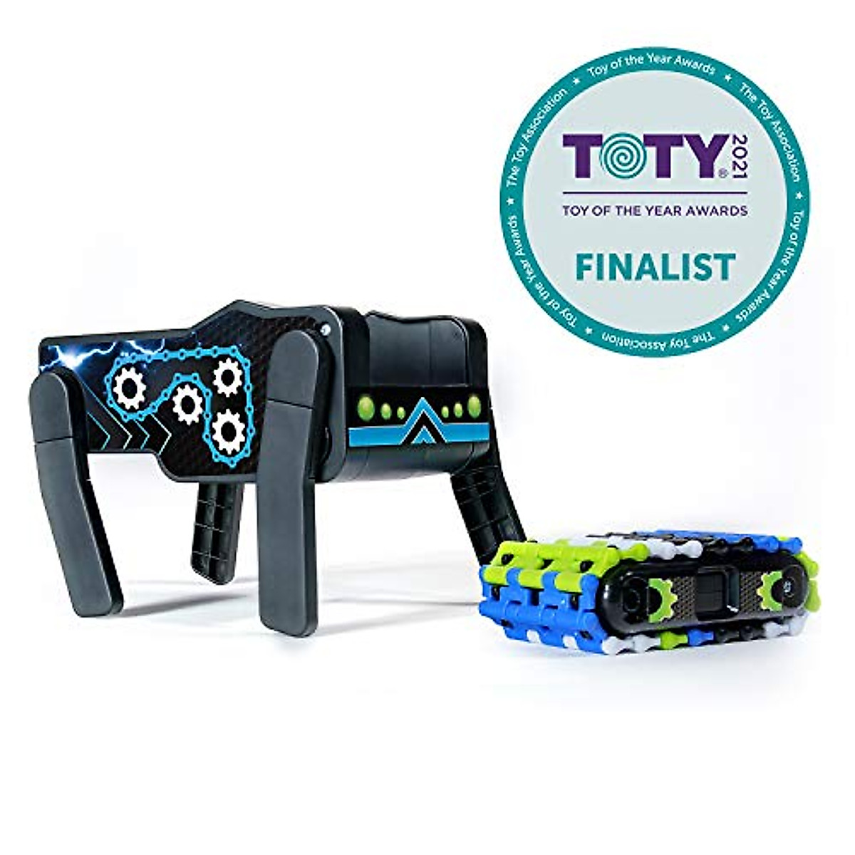 Power Treads - All-Surface Toy Vehicles - Full Throttle Pack - 40+ Pieces (with Bonus Glow-in-The Dark Treads As Seen on TV) - FFP Packaging - by WowWee