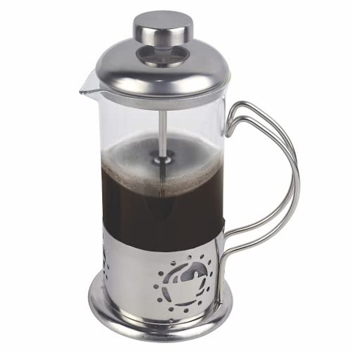 French Press Single Serving Coffee Maker, Small Affordable Coffee Brewer with Highest Filtration, 1 Cup Capacity (12 fl oz/0.35 liter)