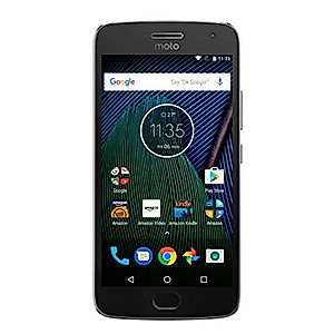 Moto G Plus (5th Generation) - Lunar Gray - 64 GB - Unlocked - Prime Exclusive - with Lockscreen Offers & Ads