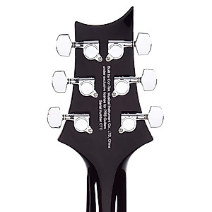 PRS Paul Reed Smith 6 String SE Hollowbody II, Black Gold Sunburst with Case, Right (105537:BG)