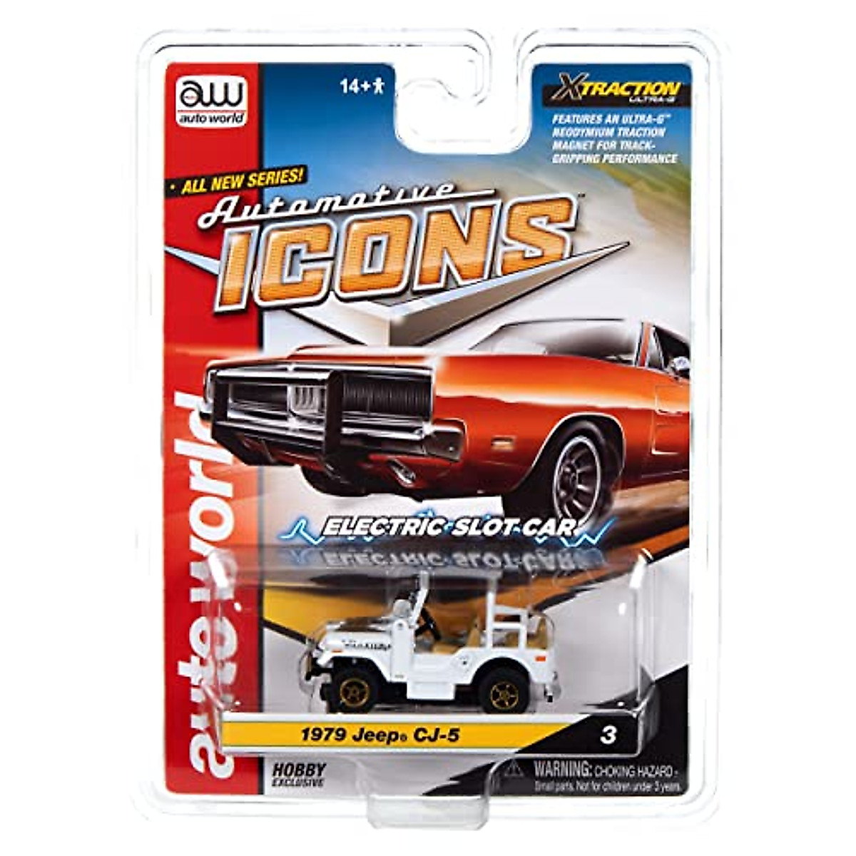 Auto World Xtraction 1979 Jeep CJ-5 HO Scale Slot Car