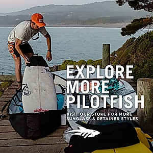 Pilotfish No Tail Adjustable Eyewear Retainer Cable Strap: Sunglasses, Eyeglasses, Glasses (14 Inch, HI-Vis Green)