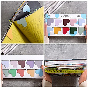 10 Pack Heart Cute Magnetic Bookmarks Bulk for Books, Assorted Magnetic Page Corner Bookmarks for Book Lovers,Kids,Women,Men,Teachers,Students,Birthday Christmas Graduation Gift (2-Side Printed)