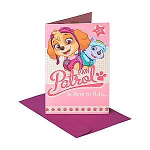 American Greetings Birthday Card for Kids (Paw Patrol)