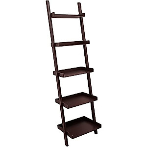 kieragrace Providence Hadfield Leaning Shelf, 18" by 67", Espresso
