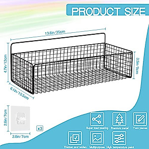 2Pcs Shower Caddy Shelf Organizer Rack, JOPBENG No Drilling Wall Mounted Bathroom Organizer, Rustproof Self Adhesive Shower Shelves for Bathroom Toilet Kitchen RV