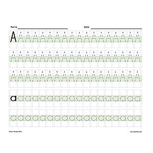 Channie's W302 EASY PEASY ALPHABET HANDWRITING WORKBOOK COMBINE BOTH TRACING & WRITING. LOTS PRACTICES! MOST VISUAL & SIMPLE WORKBOOK ON THE MARKET