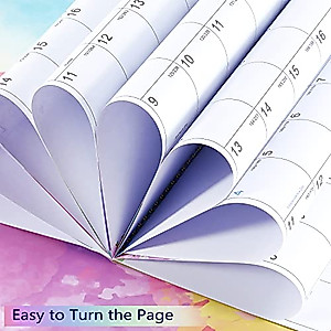 2023-2024 Wall Calendar - Jul. 2023 - Dec. 2024, 18 Months Hanging Wall Calendar 2023-2024, 15" x 11.5", Spiral Twin-Wire Binding, Large Blocks with Julian Dates