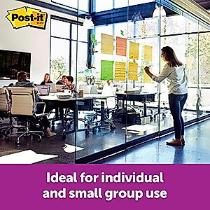 Post-it Super Sticky Big Notes, 11 in x 11 in, 1 Pad, 2X The Sticking Power, Neon Green (BN11G)