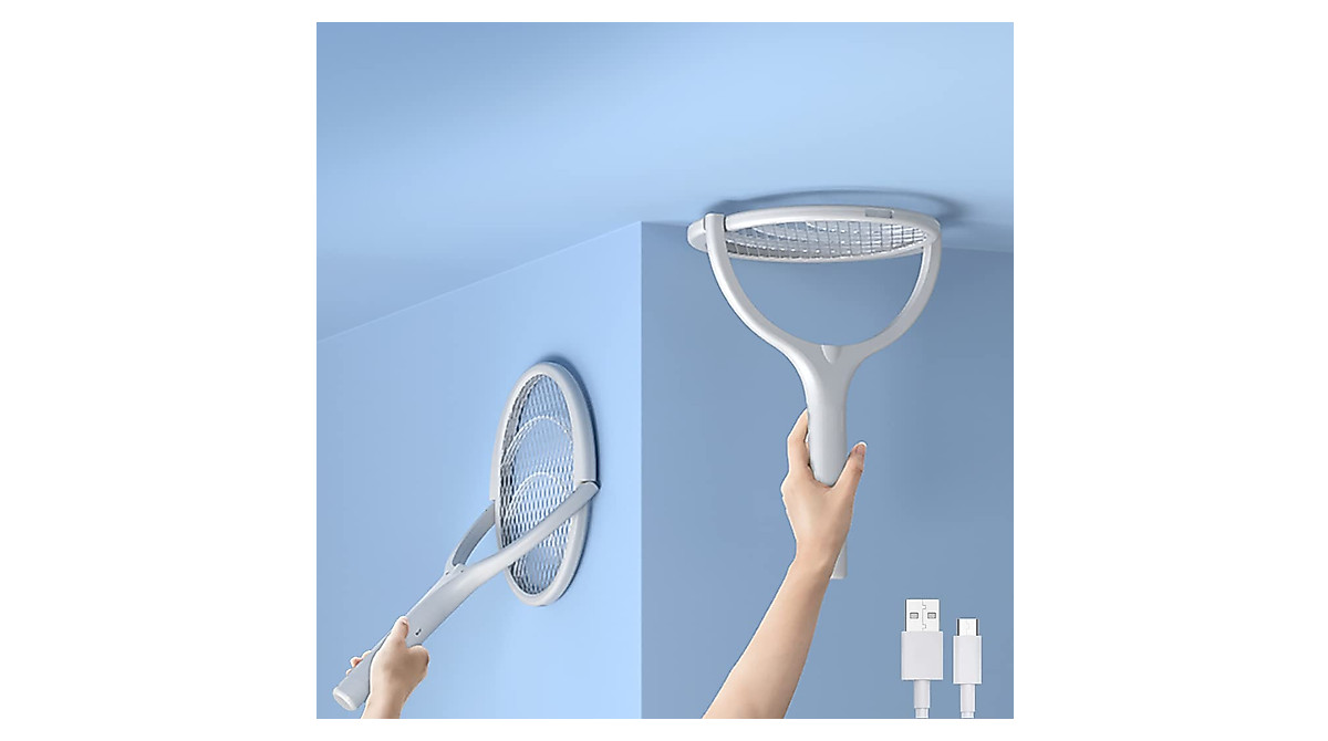 2-Pack Anne Diary Electric Bug Zapper Racket - Killer Device