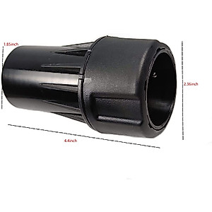 DWV9000 universal Quick Multi-Function Connector Fits DeWalt Dust Extractors，vacuum hose, various DW tools & shrouds. Allows fits easy, durable connection between 1-1/4 In.