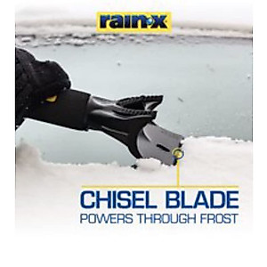 Rain-X 26" Ergo Snow Brush with Ice Scraper Tool, Black & Yellow, 1PK,