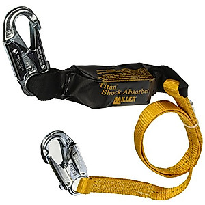 Miller Titan by Honeywell T6111/6FTAF 6-Feet Pack-Type Shock-Absorbing Lanyards