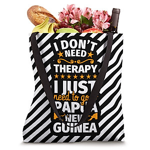 Papua New Guinea Gifts Funny Saying Gift striped / with bla Tote Bag