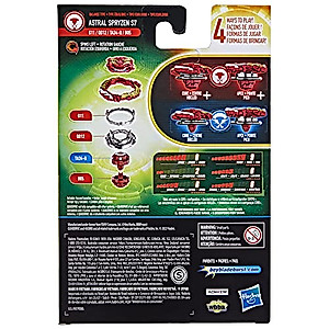 BEYBLADE Burst QuadDrive Astral Spryzen S7 Spinning Top Starter Pack - Balance/Attack Type Battling Game with Launcher, Toy for Kids