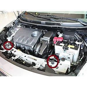 Hood Stops Bumper Rubber Cushion -For Corolla Crown Verso Sunny Teana Bluebird Sylphy Hood Rubber Stops Bumper Cushion General Black Rubber-2 Pcs