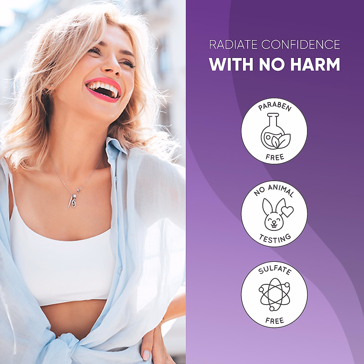 GBG Purple Shampoo for Blonde Hair - Hair Toner for Silver, Grey & Blonde, Instantly Conditions Brassy Hair - Celebrity Stylist Purple Toning Shampoo for Soft, Shiny & Silky Hair for Women & Men, 8 Oz