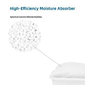 CANAGER Moisture Absorber Refill Bags 3 Packs, Fragrance Free, Individual Packaged Dehumidifier and Efficient Refill Moisture Absorber, Easy to Replace and Operate.