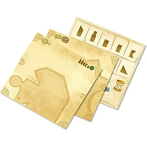 Shadow Glyphs Logic Puzzle Board Game | LogiQuest Puzzle Adventure Game | Kids & Family Puzzle Game | Includes 40 Puzzles | Convenient Portable Case | Ages 8+ | 1 Player | Avg. Playtime 15 Minutes