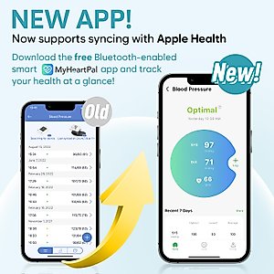 Easy@Home Wrist Blood Pressure Monitor: Easy@Home Bluetooth Smart Large Cuff BP Machine | Digital Sphygmomanometer | iOS & Android APP | EBP-085