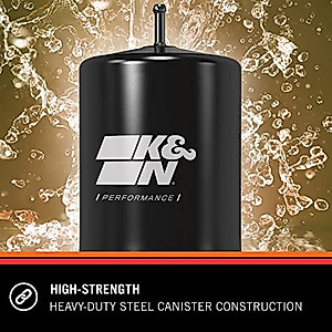 K&N Gasoline Fuel Filter: High Performance Fuel Filter, Premium Engine Protection, 1996-2017 Ford, Lincoln, Mercury Fuel Injected Gasoline Engines, PF-2000