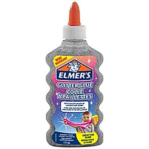 Elmer's PVA Glitter Glue | Gold | 177 mL | Washable & Kid Friendly | Great for Making Slime & Crafting
