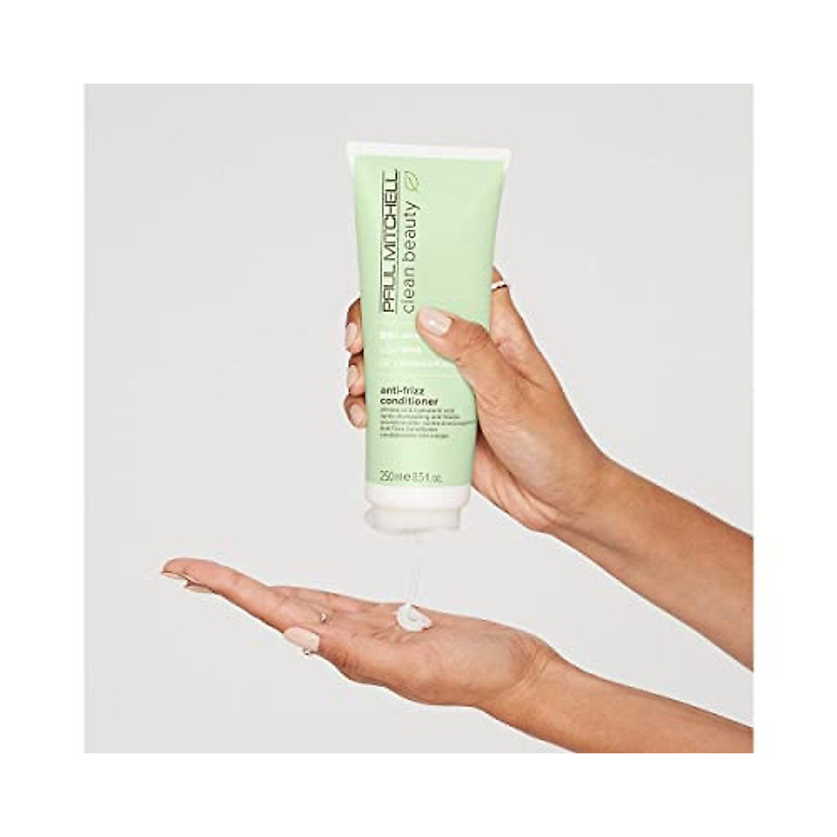 Paul Mitchell Clean Beauty Anti-Frizz Conditioner, Ultra-Rich Formula, Improves Elasticity, For Textured, Frizz-Prone Hair, 8.5 fl. oz.