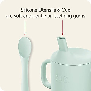 NUK Silicone Baby Straw Cup