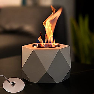 Tabletop Fire Pit, Table Top Fire Pit Bowl, Home Smores Maker, Alcohol Fireplace for Table & Festival Decor, Indoor & Outdoor Use