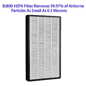 KJ800 Replacement Filter Fit for COLZER KJ800, 3-In-1 Composite Filters Set (2 Pack)