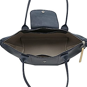 Longchamp Le Pliage City Small Shoulder Shopper Bag, Navy