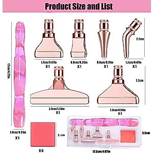 14pcs Diamond Art Pens Diamond Art Accessories and Tools Exquisite Metal Diamond Painting Pen Tips and 6 Glue Clay,Comfort Grip,Faster Drilling Diamond Painting diamond painting accessories Tools