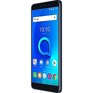 Alcatel 3V Unlocked Smartphone (AT&T/T-Mobile) - 6" 18:9 HD Display, 12MP Rear Dual Camera, Android 8.0 Oreo - Spectrum Black (U.S. Warranty)