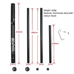 FOMTOR Bike Repair Stand (Max 60 lbs) Bicycle Mechanic Maintenance Rack Aluminum Alloy Bicycle Mechanics Workstands for MTB Mountain Bike and BMX Road Bikes (Black)