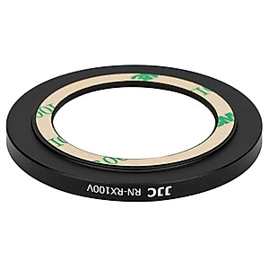 Dedicated Metal 52mm Thread Filter Adapter Lens Adapter for Sony RX100M5A RX100M5 RX100M4 RX100M3 RX100M2 RX100 Installing UV CPL ND Filter, Includes 52mm Snap-On Lens Cap & Cap Keeper String