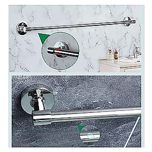 Towel BAR Rack Towel Rack Wall Mounted Single Towel Storage Rack Towel Bar,Towel Rod,for Bathroom Hardware and Kitchen,Optional,Polished Finish Bathroom Hardware/70Cm (Size : 60Cm)