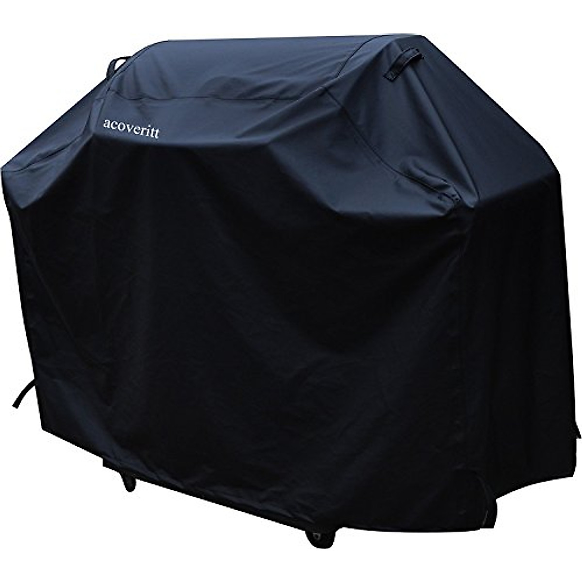 a1cover Grill Cover, Heavy Duty Waterproof Barbeque Grill Covers Fits Weber, Holland, Jenn Air, Brinkman, Char Broil, Medium 58" Included Grill Mat（Black