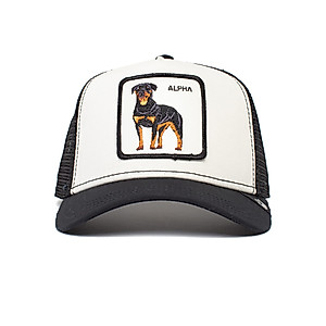 Goorin Bros. The Farm Unisex Baseball Trucker Hat, White (Alpha Dog), One Size