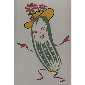Yodeling Pickle Bundled with a Mr Pickle & Mrs Pickle Kitchen Towel